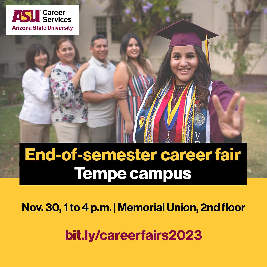 End of Semester Career Fair + Peace Corps | The ASU Family Hub